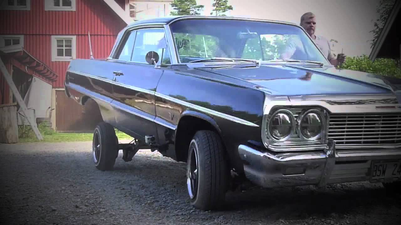 Lowrider Impala hopping 2nd try - YouTube