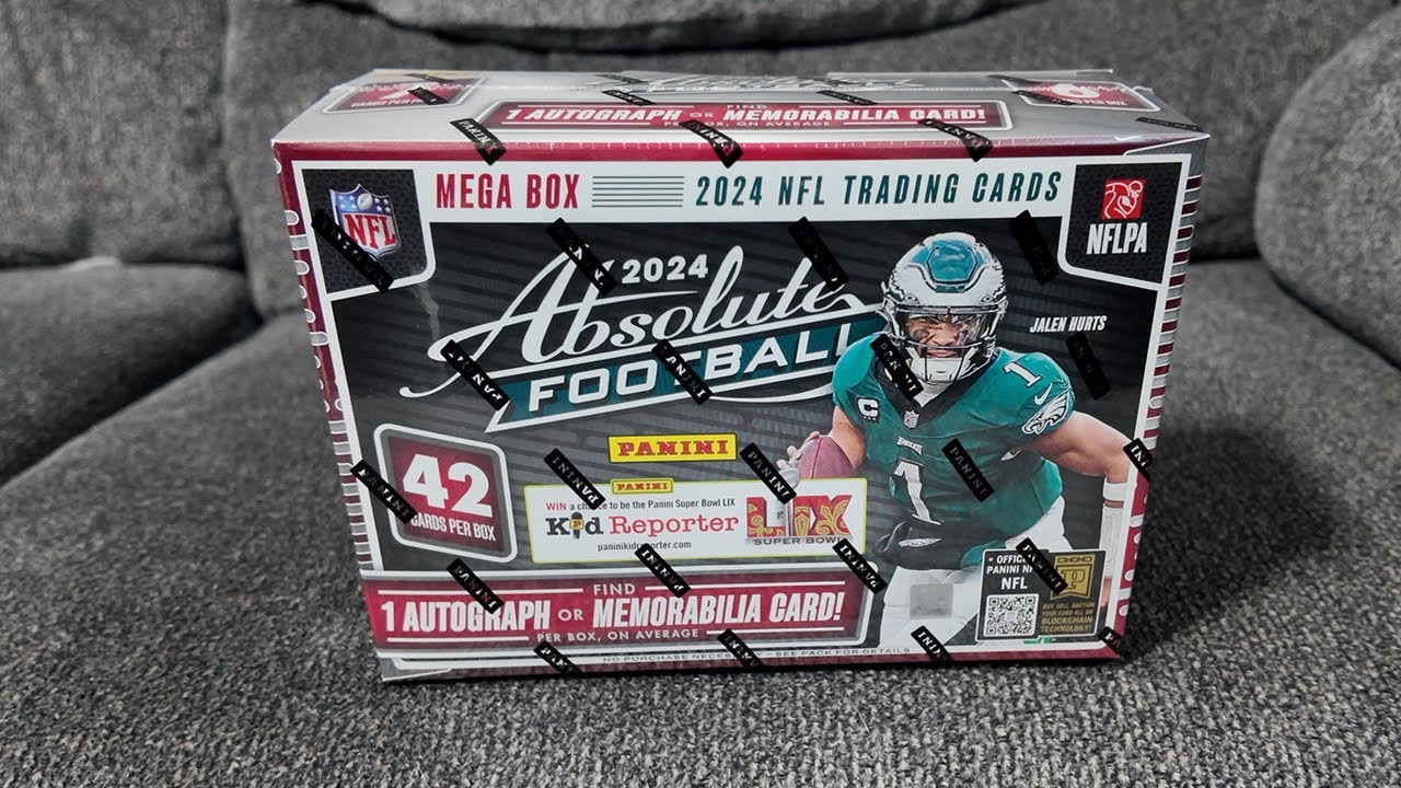 🏈 2024 Panini Absolute Football Mega Box Rip! 🔥 Chasing Kaboom! & Rookie Autos! - YouTube