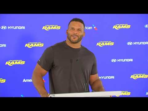 Aaron Donald speaks for 1st time on his return to the LA Rams