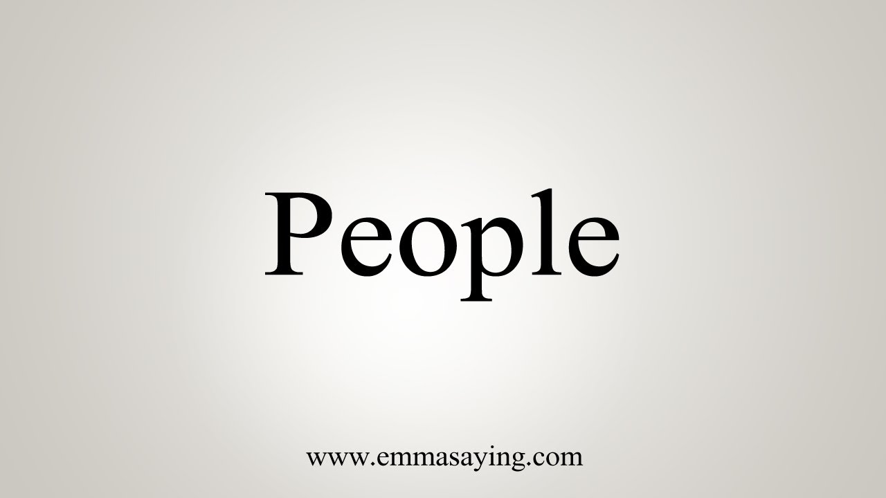 How To Say People YouTube how-to-say-people-youtube