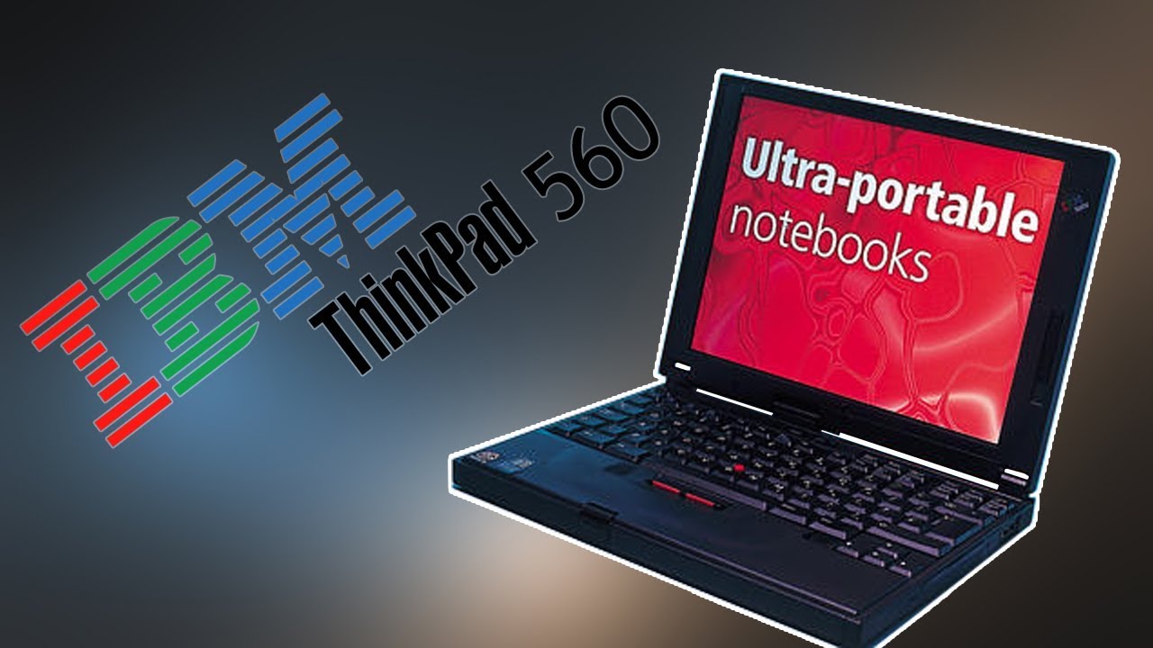 ibm thinkpad 560 - портативный ноутбук из 1996 года - YouTube