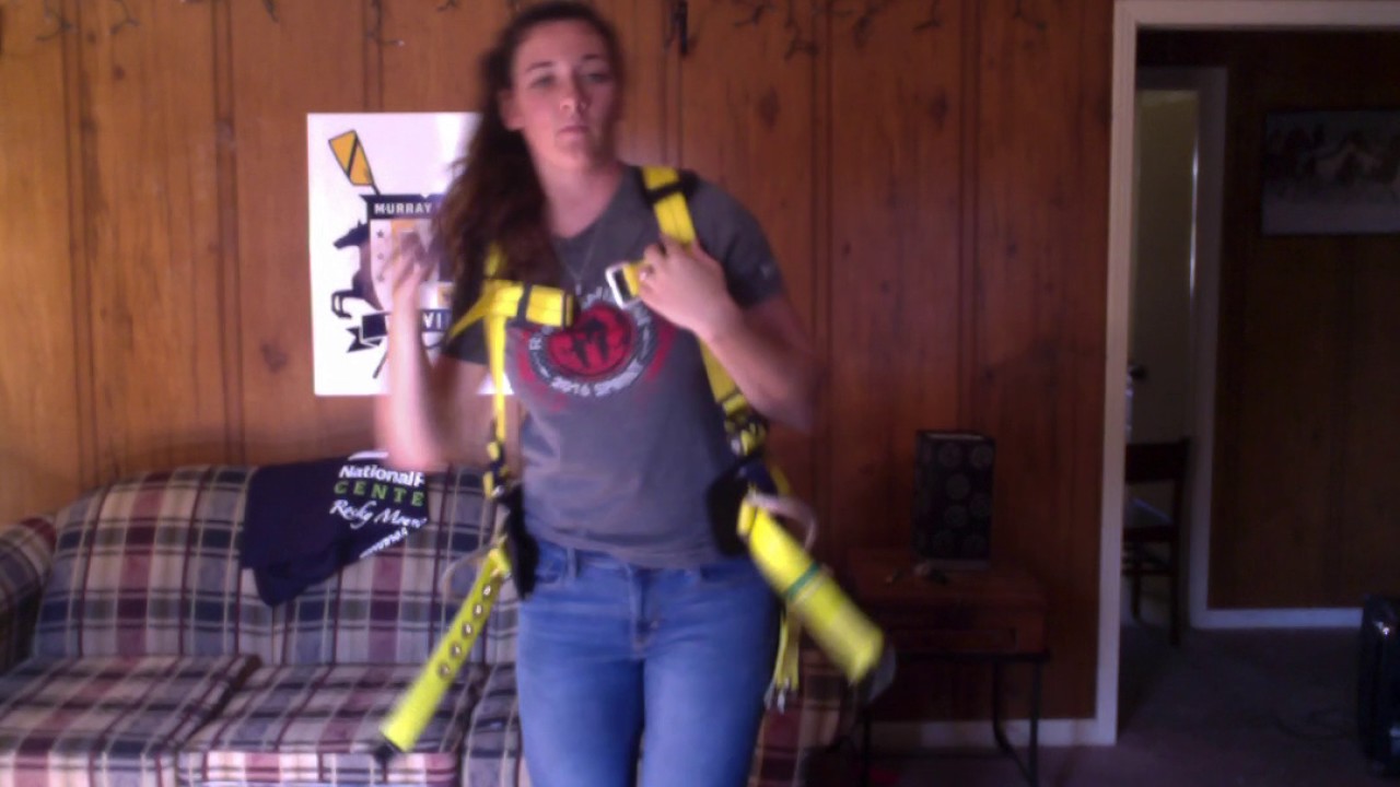 How to Put on a Fall Protection Harness - YouTube