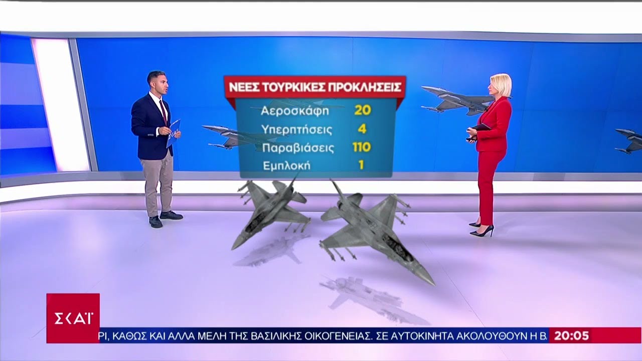 Κρεσέντο τουρκικής προκλητικότητας στο Αιγαίο: 110 παραβιάσεις και 4 ...