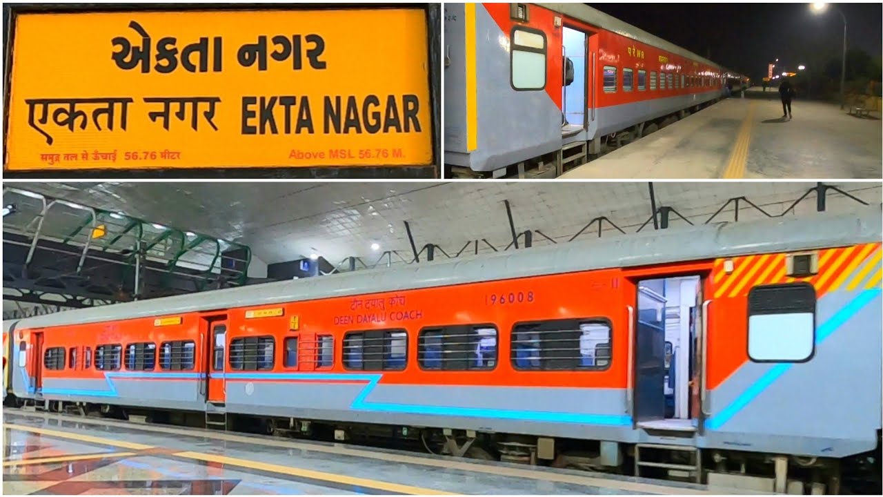 Dadar Western SF Express | Ekta Nagar to Dadar | Sleeper Class Journey ...