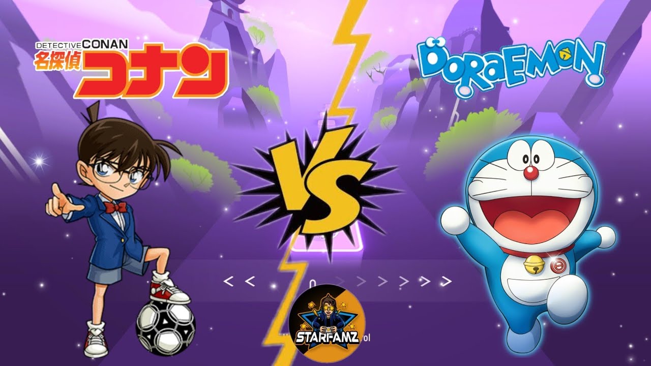Detective Conan Theme Song Vs Doraemon Theme Song || EDMRush - Tiles ...