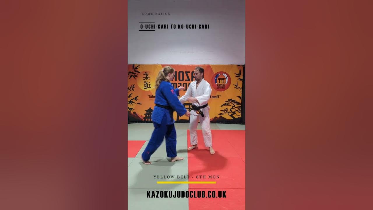 Left Hand Ko-Uchi-Gari to Tai-Otoshi and O-Uchi-Gari to Ko-Uchi-Gari - YouTube