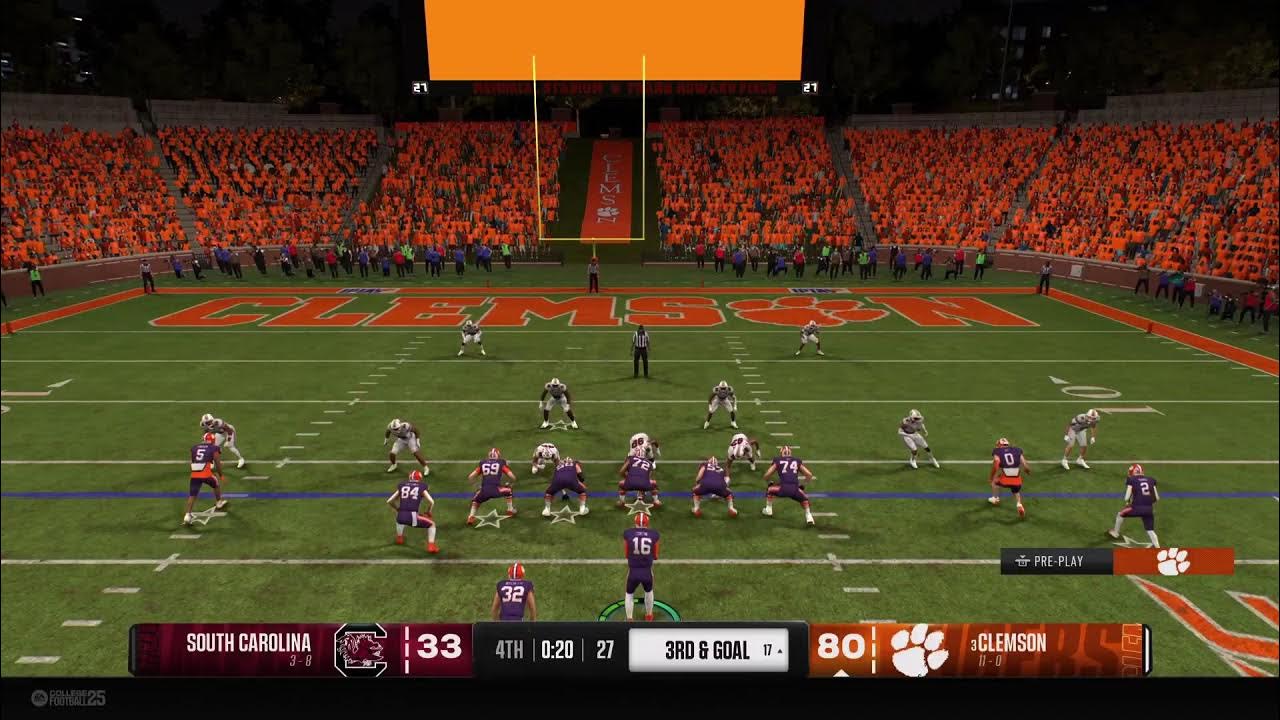 NCAA 25 CLEMSON DYNASTY - YouTube