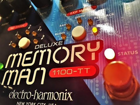 Experimenting with the Delay FX Loop - EHX Deluxe Memory Man 1100-TT ...