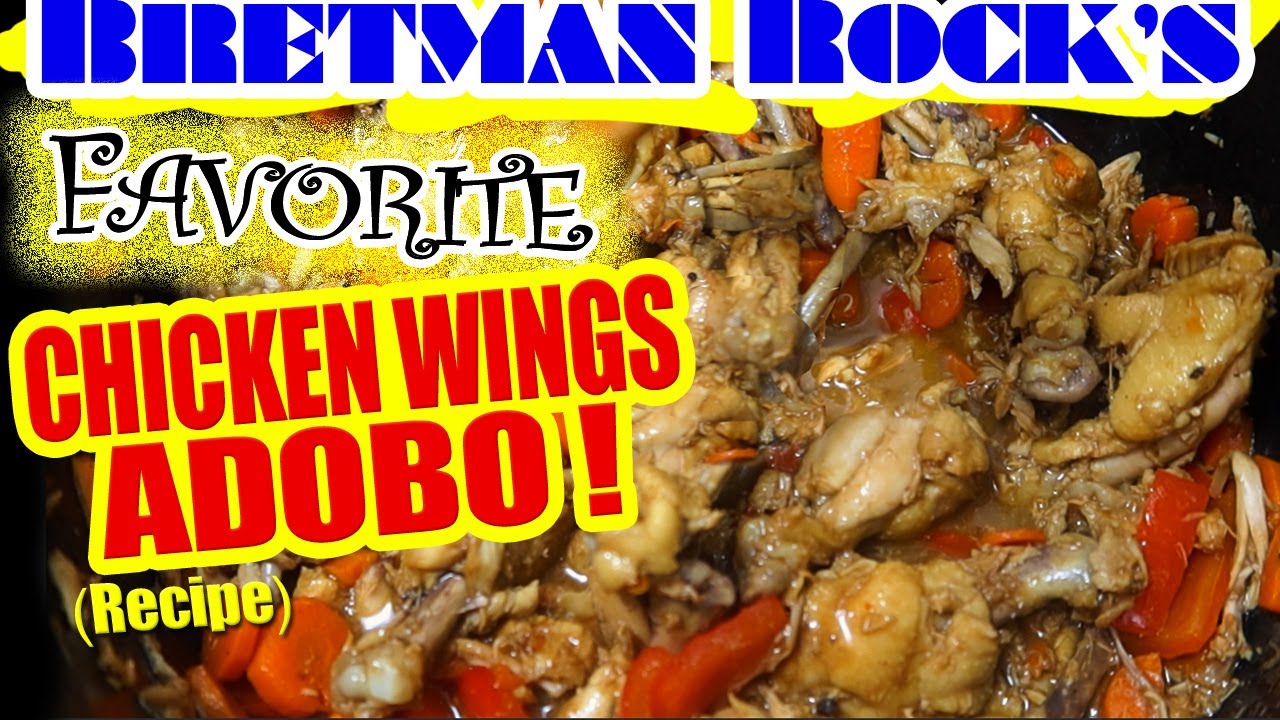 Bretman Rock's CHICKEN WINGS ADOBO Recipe! Bretman Rock FAVORITE Food ...
