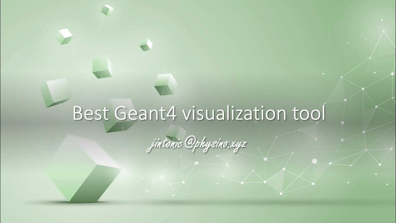 Best Geant4 visualization tool - YouTube