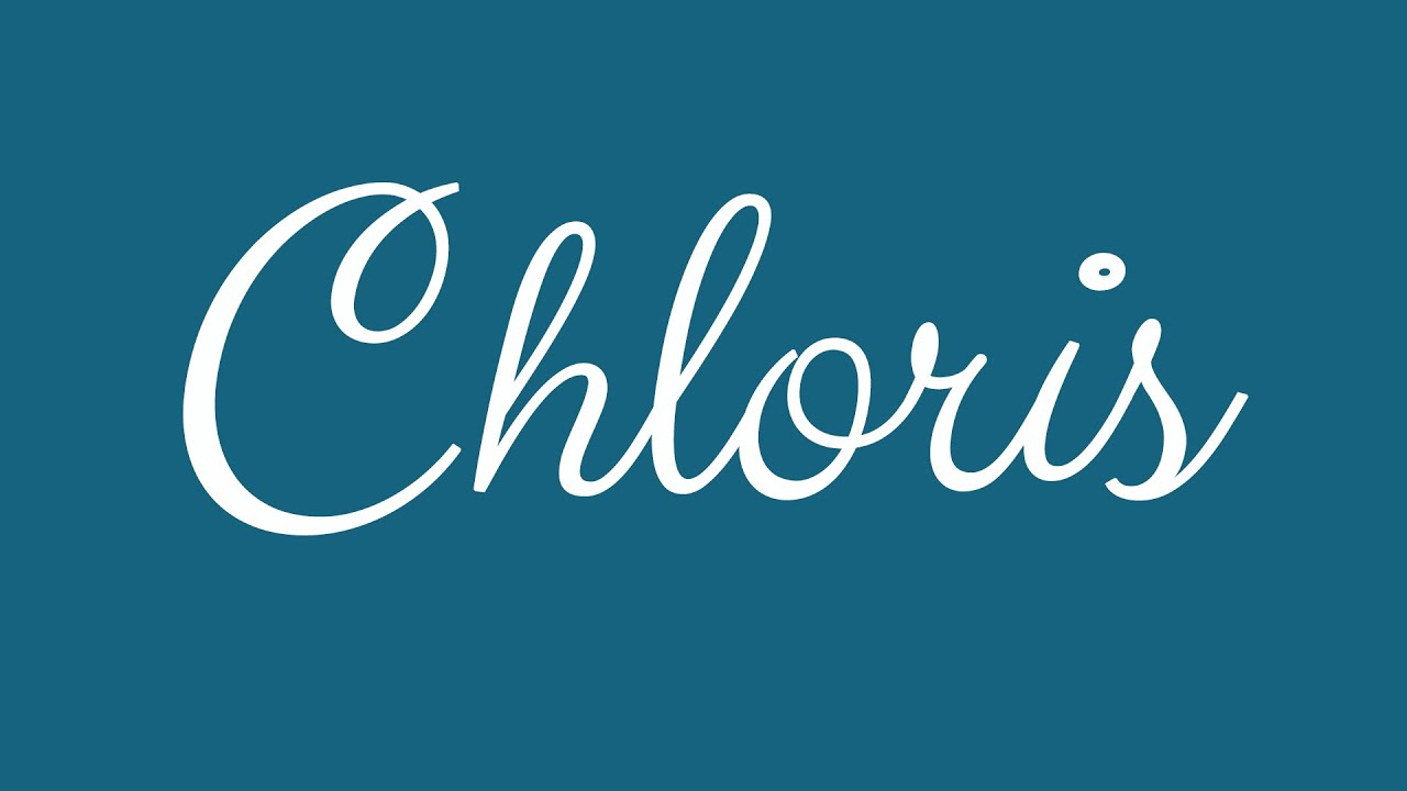 Learn how to Sign the Name Chloris Stylishly in Cursive Writing - YouTube