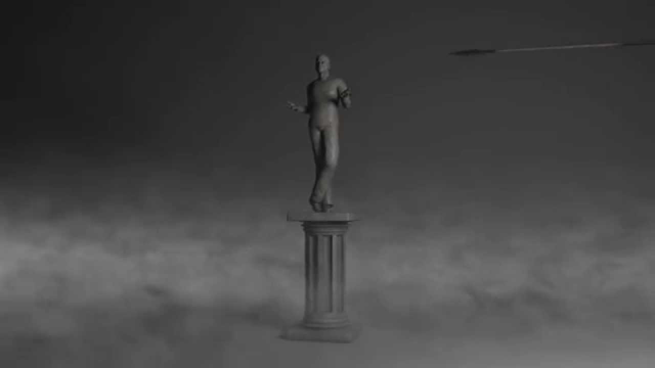 Statue destruction simulation - YouTube