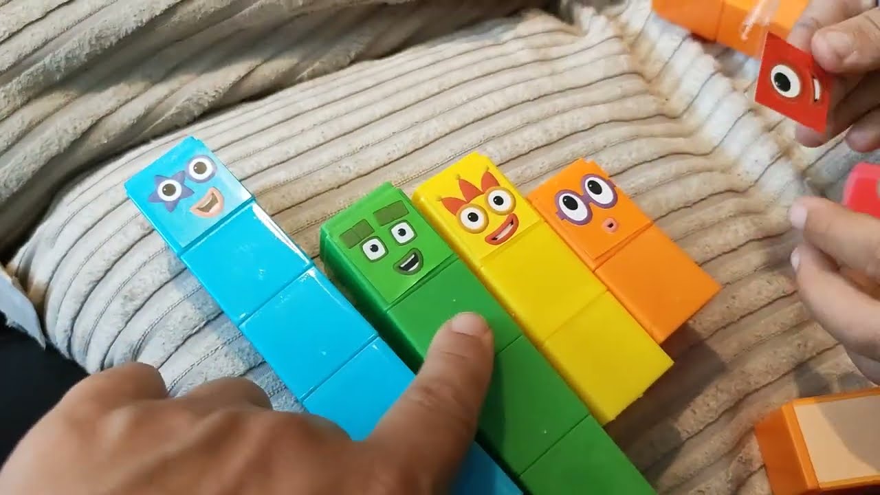 numberblocks magazine 20 -25 part4. you can make 1-5 too - YouTube