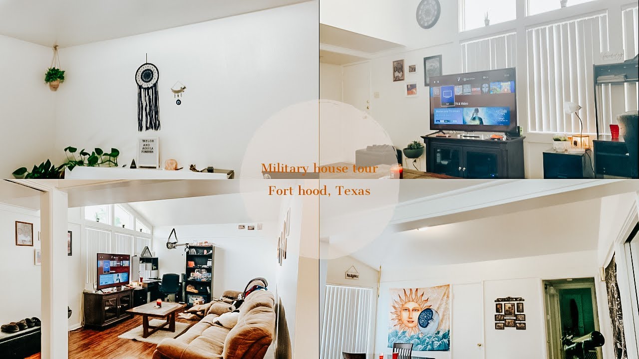HOUSE TOUR.. MILITARY HOUSING || LIVING ON BASE #militarywife - YouTube