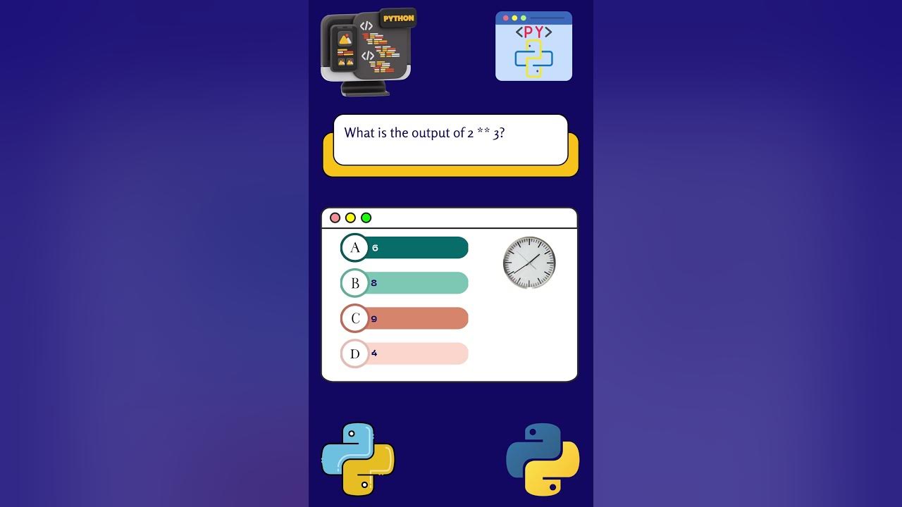 Whart Is The Output Of 23 Python Programming Coding Pythoncoding Pythonquiz Shorts