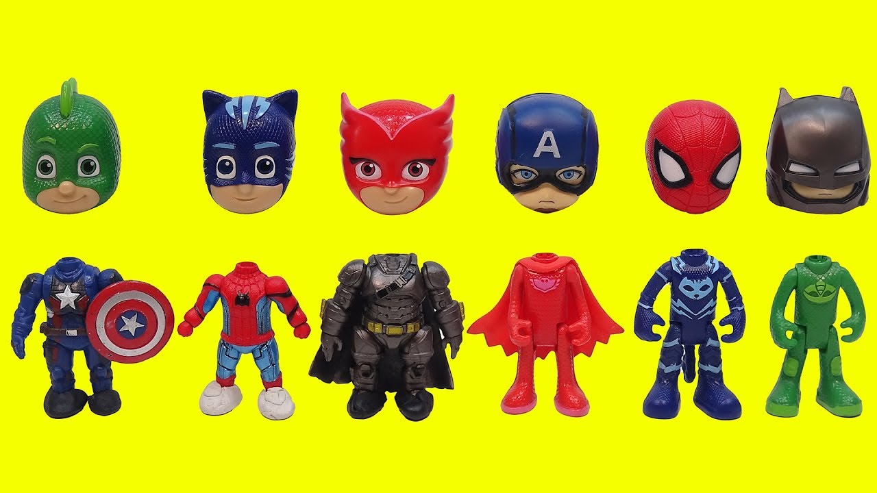 Pj Masks Wrong Heads - Learn Colors Pj Masks Wrong Heads Superheroes ...