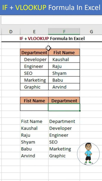 IF + VLOOKUP Formula In Excel #excel #exceltips #shorts #exceltutorial #msexcel #microsoftexcel ...