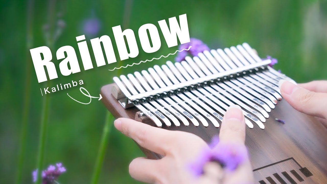 彩虹 Rainbow - Kalimba Cover - April Yang Music Studio - YouTube