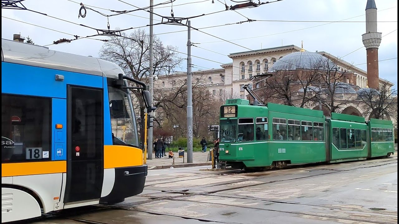 【ブルガリア】ソフィアのトラム（路面電車）Trams in Sofia, BULGARIA - YouTube