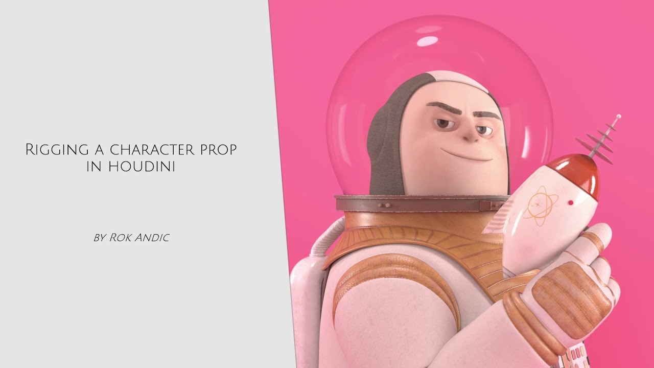 Rigging a character prop in Houdini - YouTube
