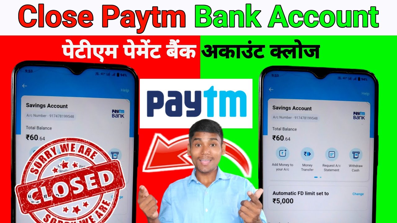 How To Close Paytm Bank Account Paytm Payment Bank Account Close Kaise ...