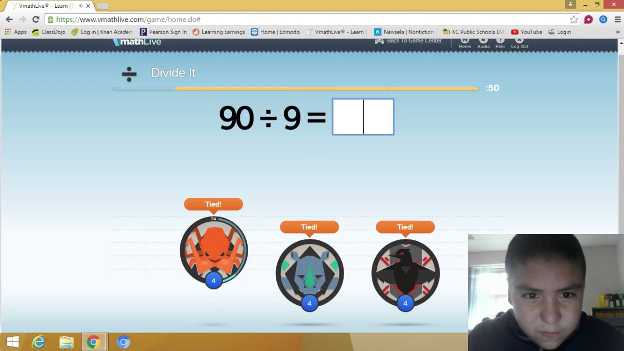 Vmath Live 1: playing with friends - YouTube