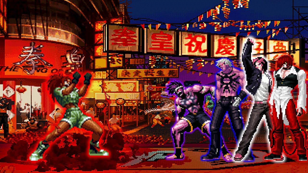 KOF MUGEN | Orochi Leona vs Ultimate Orochi Team - YouTube