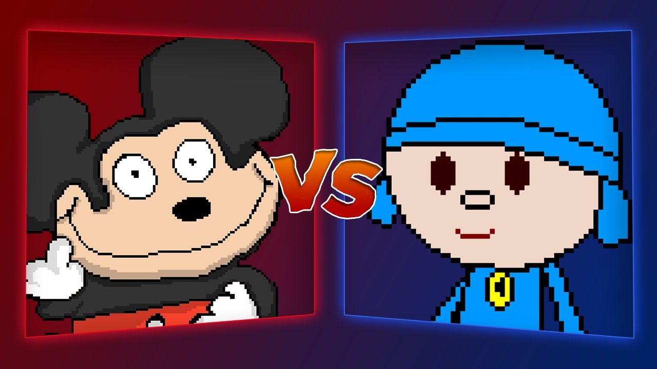 MUGEN Battle - Mokey vs Pocoyo - YouTube