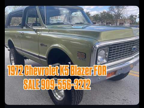 1972 CHEVROLET K5 BLAZER FOR SALE #classiccars #carshow  #blazer #chevyblazer #chevrolet #trucks