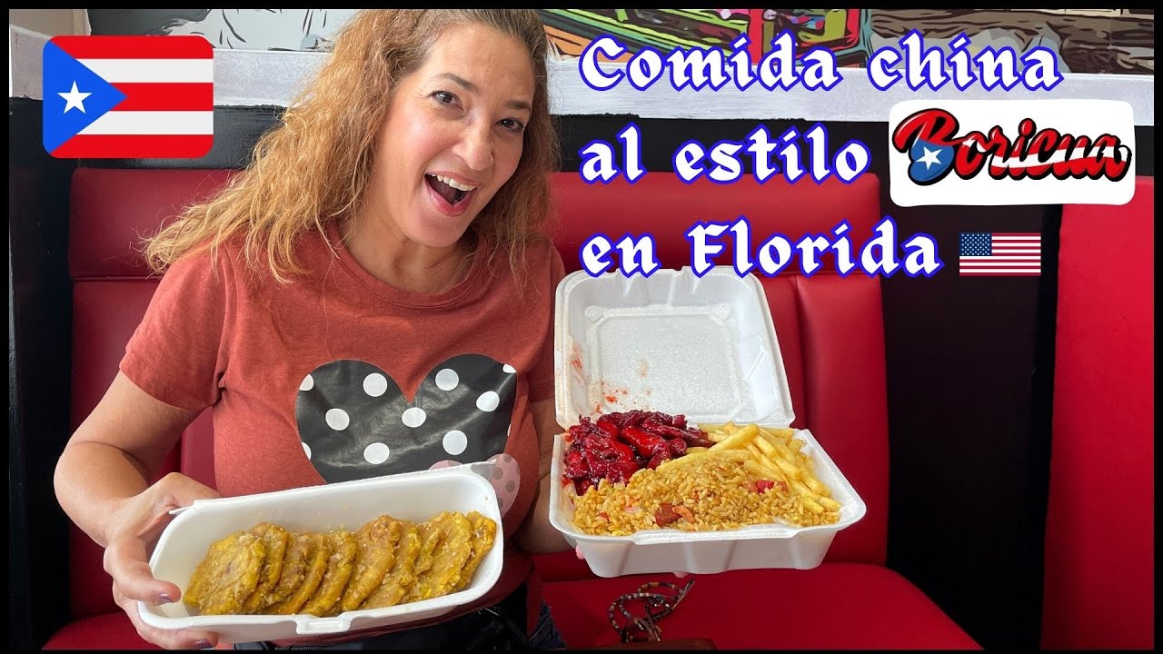 Encontré COMIDA CHINA al estilo de Puerto Rico 🇵🇷en Florida - YouTube