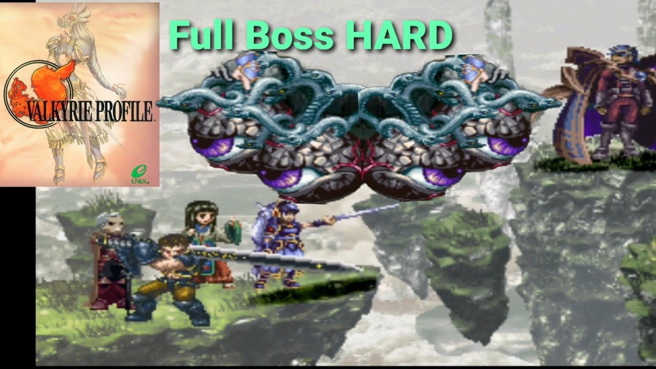 VALKYRIE PROFILE (1999, PSX) All Full Bosses HARD Gameplay - YouTube