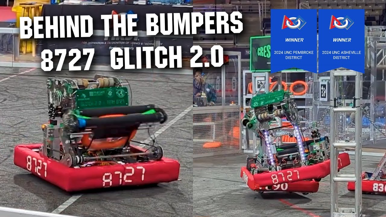 8727 Glitch 2.0 | Behind the Bumpers | FRC CRESCENDO Robot - YouTube