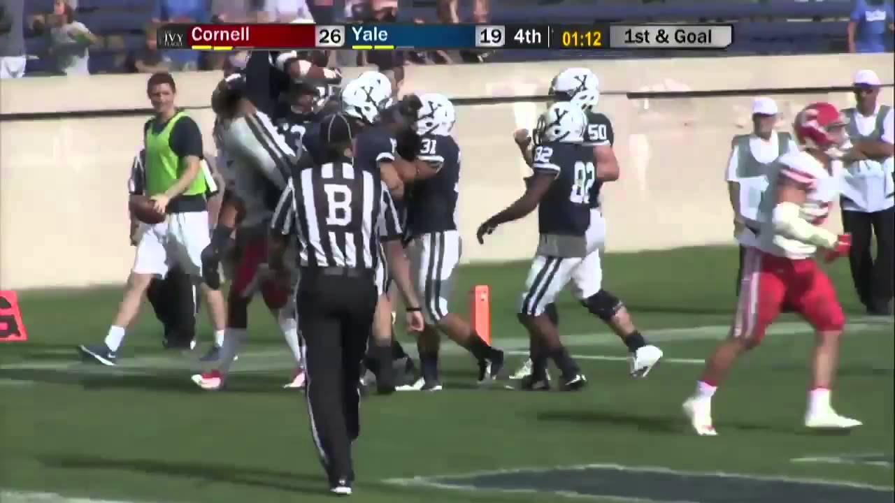 Yale Football vs Cornell on Social Media (2015) - YouTube