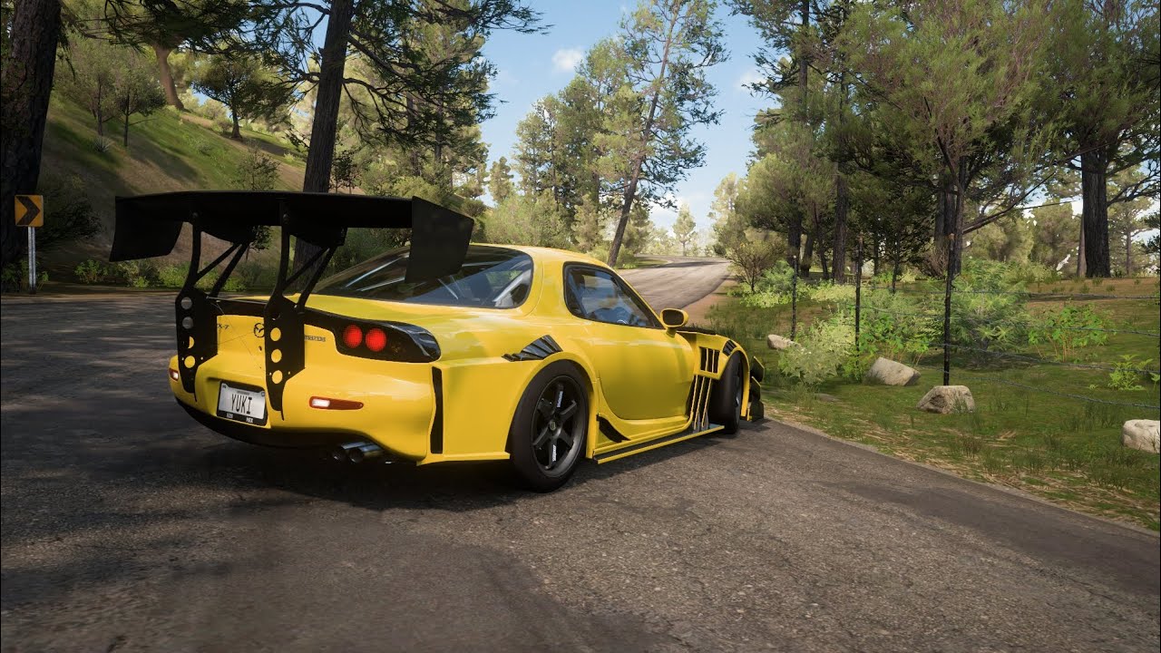 forza horizon 5 mazda rx7 game play - YouTube