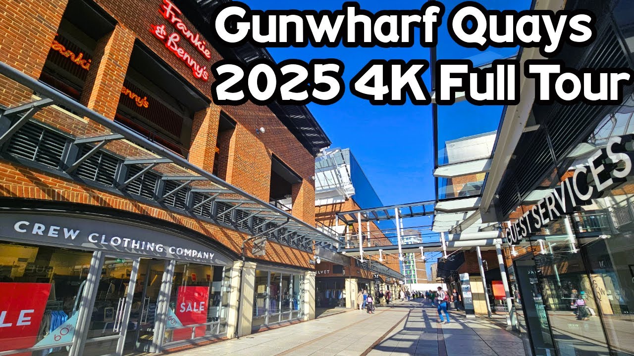 Gunwharf Quays 2025 Full Tour - YouTube