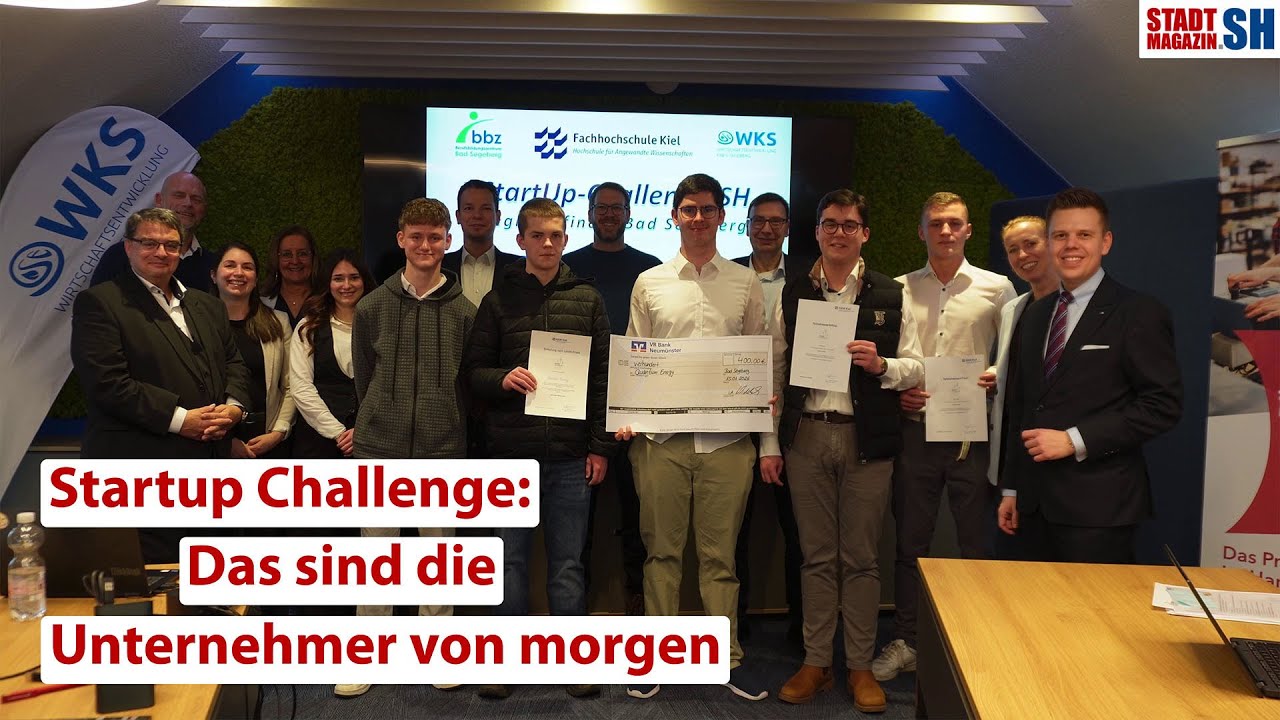 Startup Challenge SH: Das sind die Unternehmer von morgen - YouTube