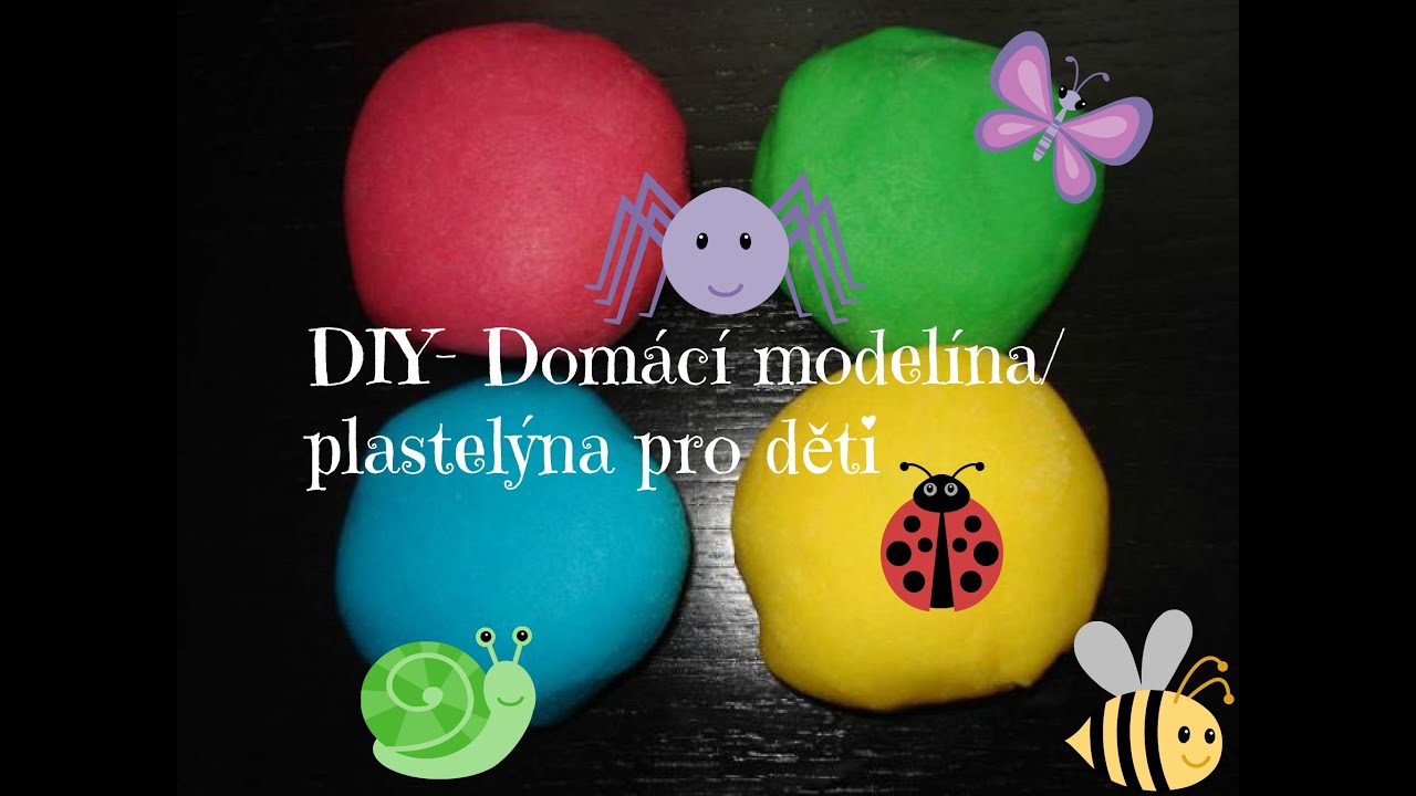 DIY- Domácí modelína pro děti| Homemade modeling clay for children ...