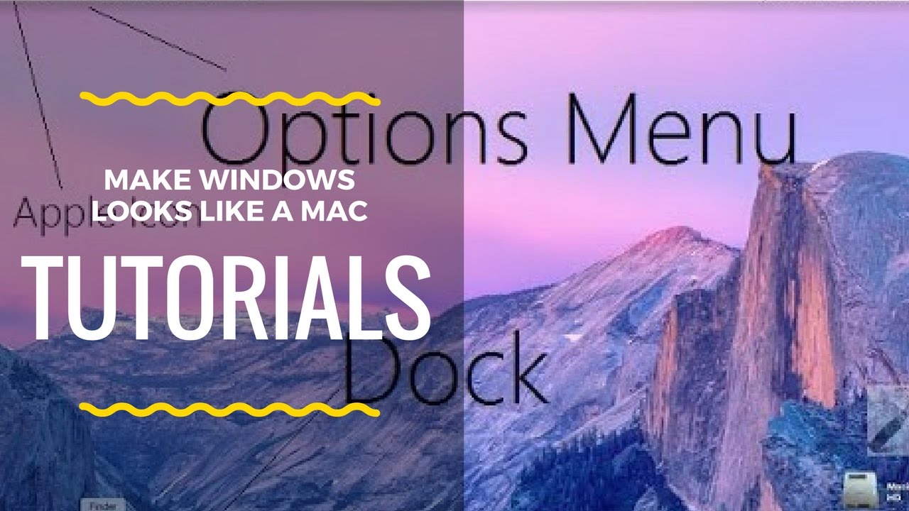 Make Windows Look Like Mac Os X - YouTube