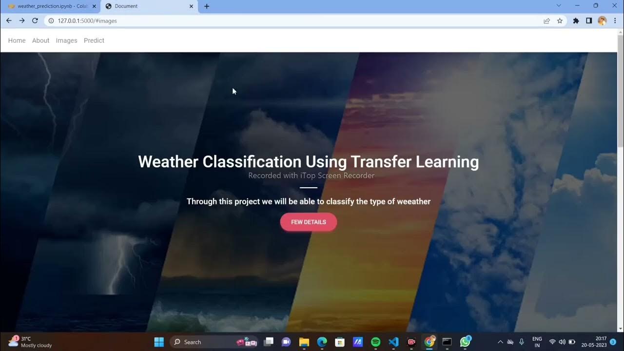 Automated Weather Classification Using Transfer Learning - YouTube