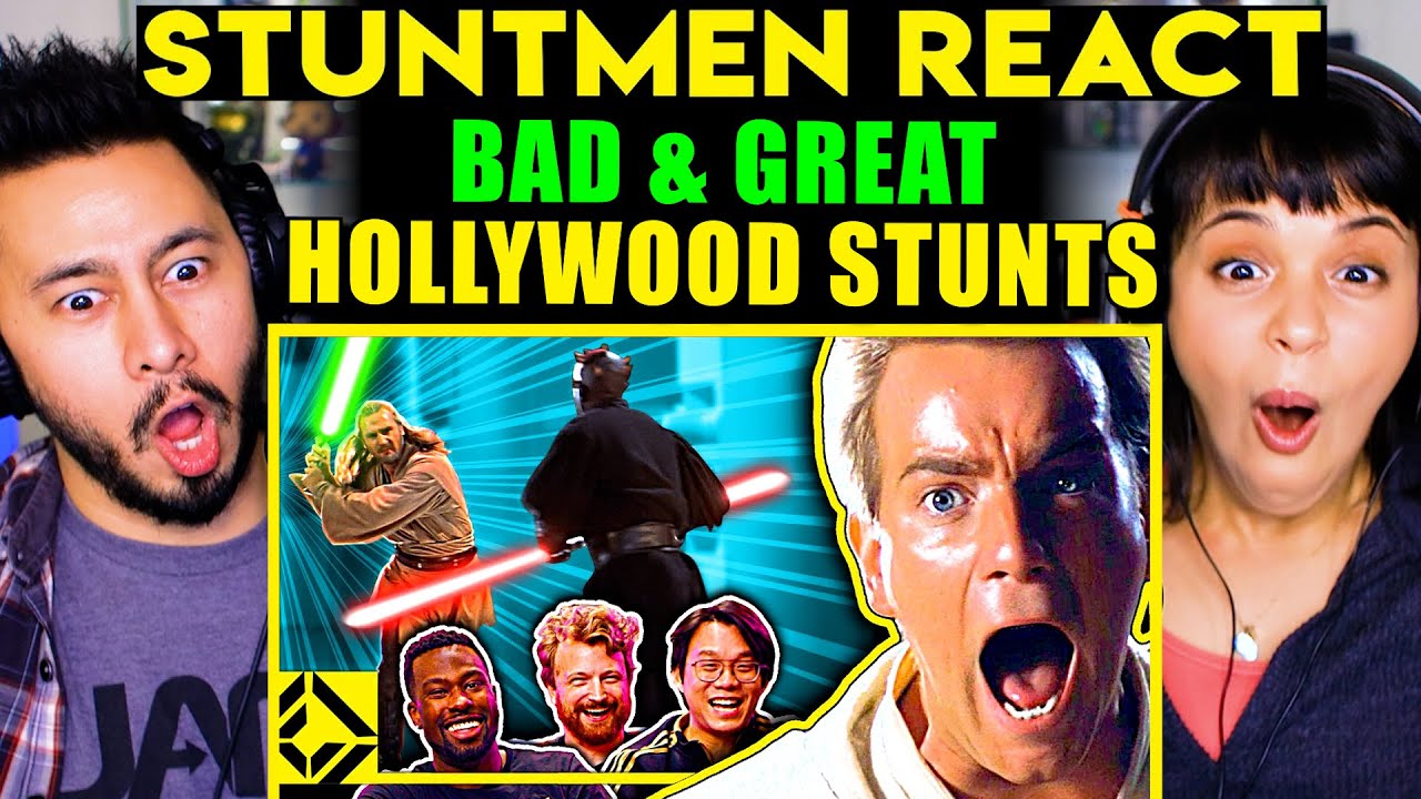 STUNT MEN REACT To Bad & Great Hollywood Stunts 30 - Reaction ...