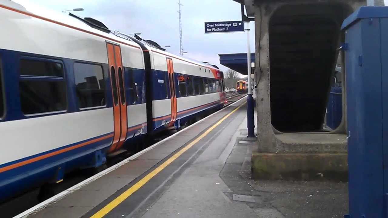 SWT Class 159 001 leaving Gillingham, Dorset Station, 6/2/12 - YouTube