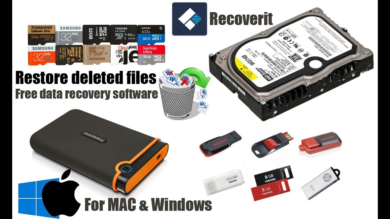 How to restore deleted files with Recoverit free data recovery software ...