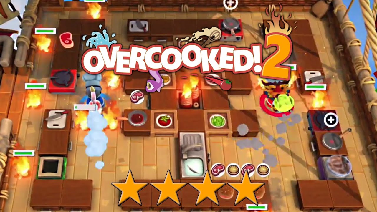 Overcooked 2 4 Stars w/ my Wife - Chapter 5 - YouTube