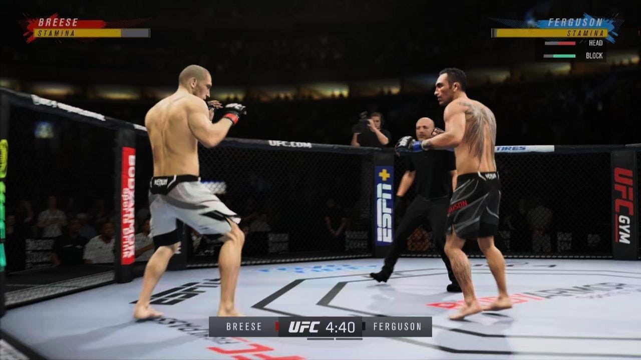 UFC 4 Welterweight: Tom Breese vs Tony Ferguson - YouTube