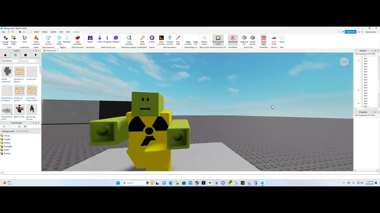 Peppino walking animation - YouTube