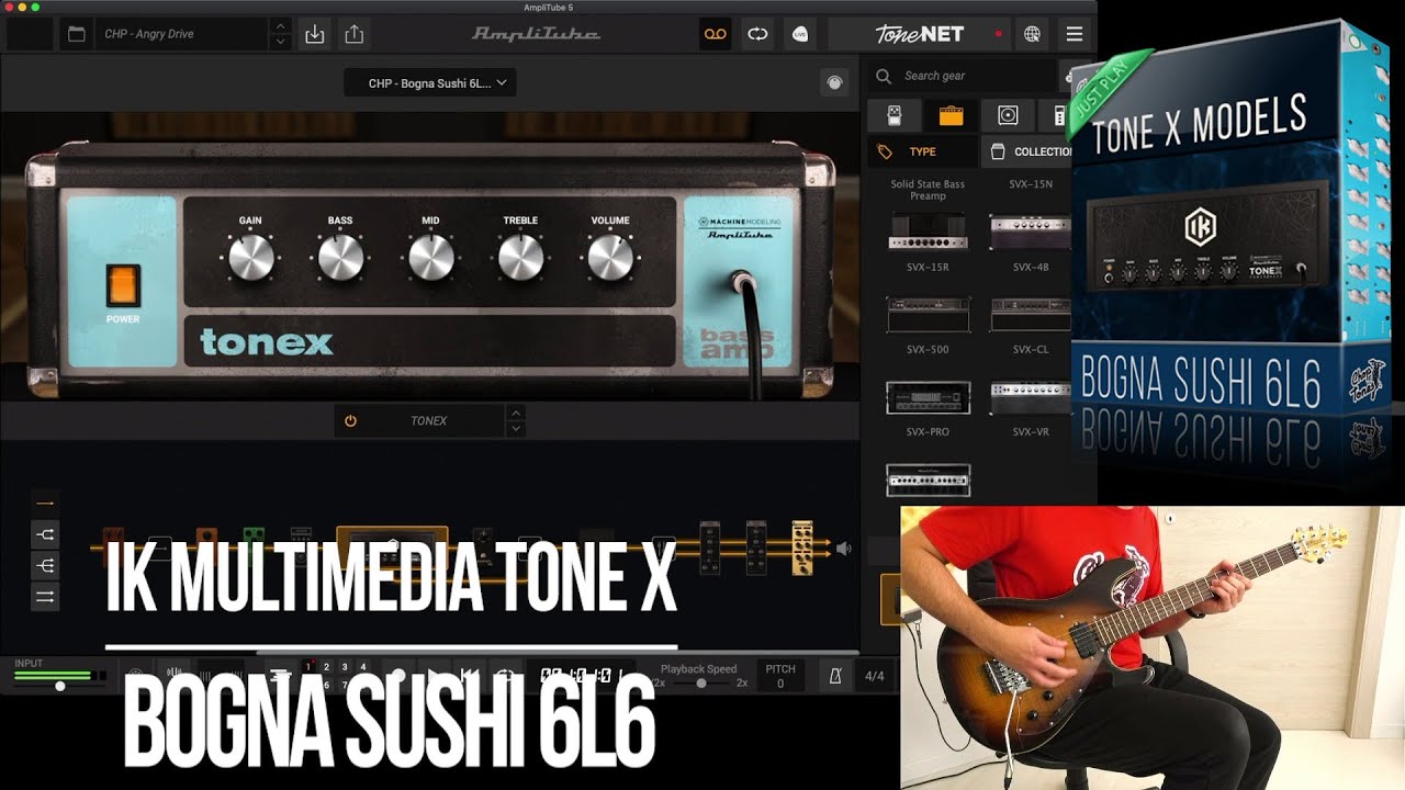 Tone X Models Pack | Bogna Sushi 6L6 | Just Play Pack Demo (Bogner Fish ...