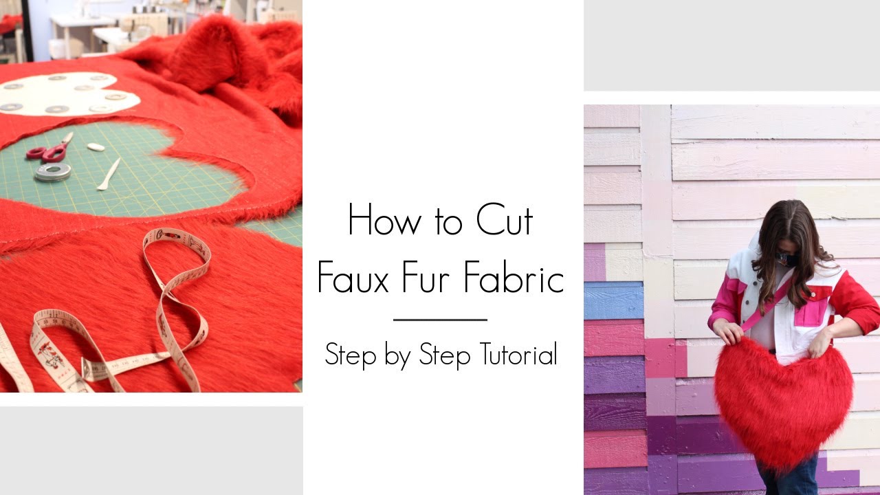 How To: Cutting Faux Fur Fabric - YouTube