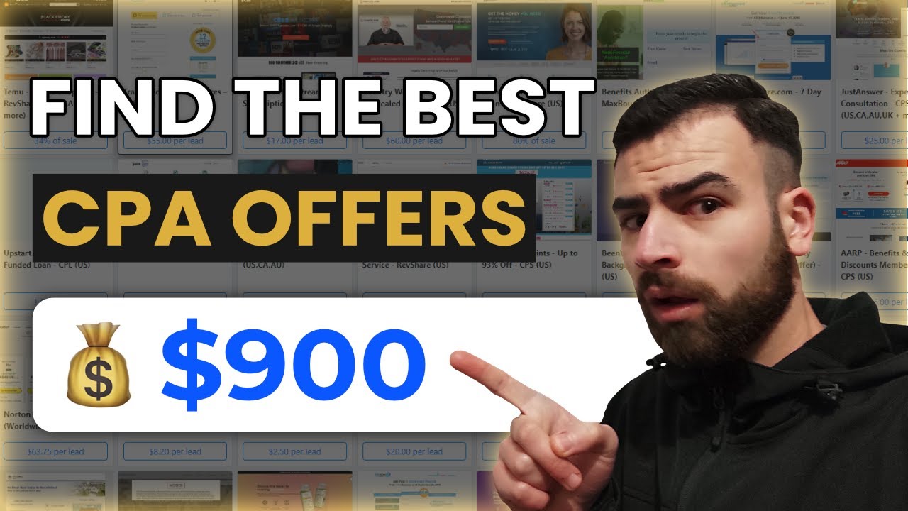 4 Ways To Find The Best CPA Marketing Offers - YouTube