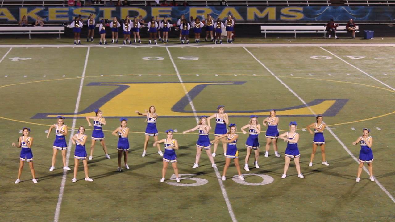 Lakeside Jr High Cheerleaders 10-6-16 - YouTube