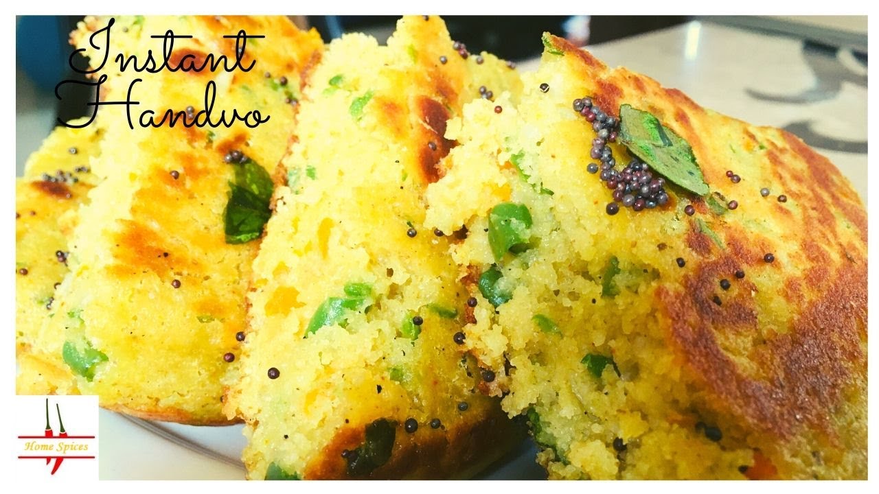 Suji Handvo Recipe | Instant Handvo| Rava Handvo | Vegetable Handvo ...